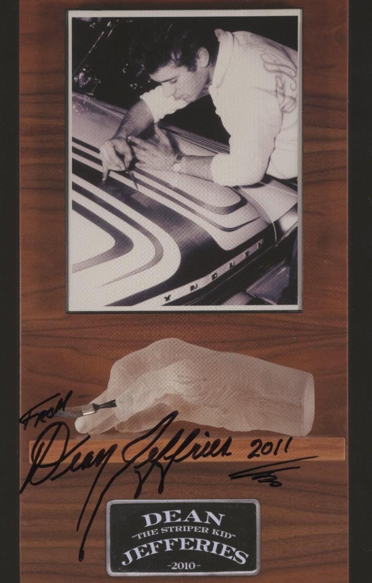 Dean Jeffries signed Rod & Custom Heritage Guild flyer | EstateSales.org