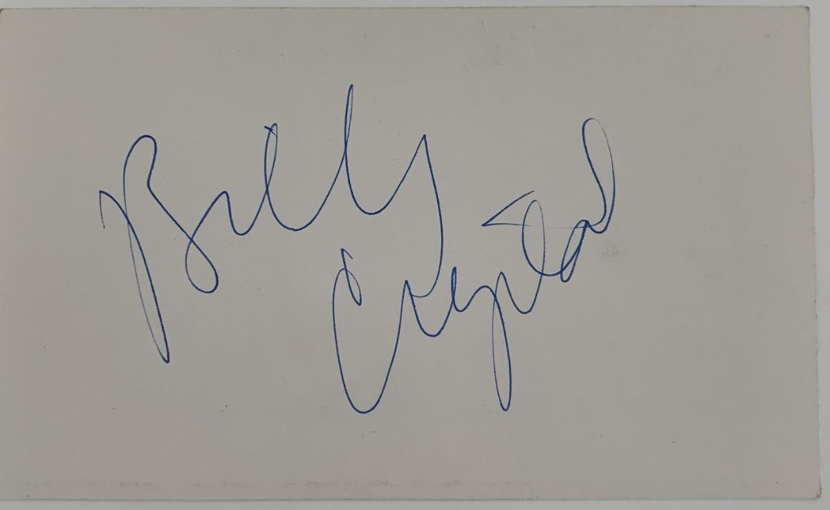 Billy Crystal signature | EstateSales.org