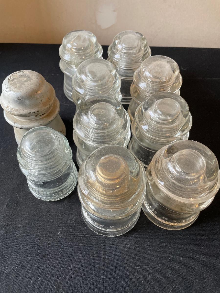 Clear insulators | EstateSales.org