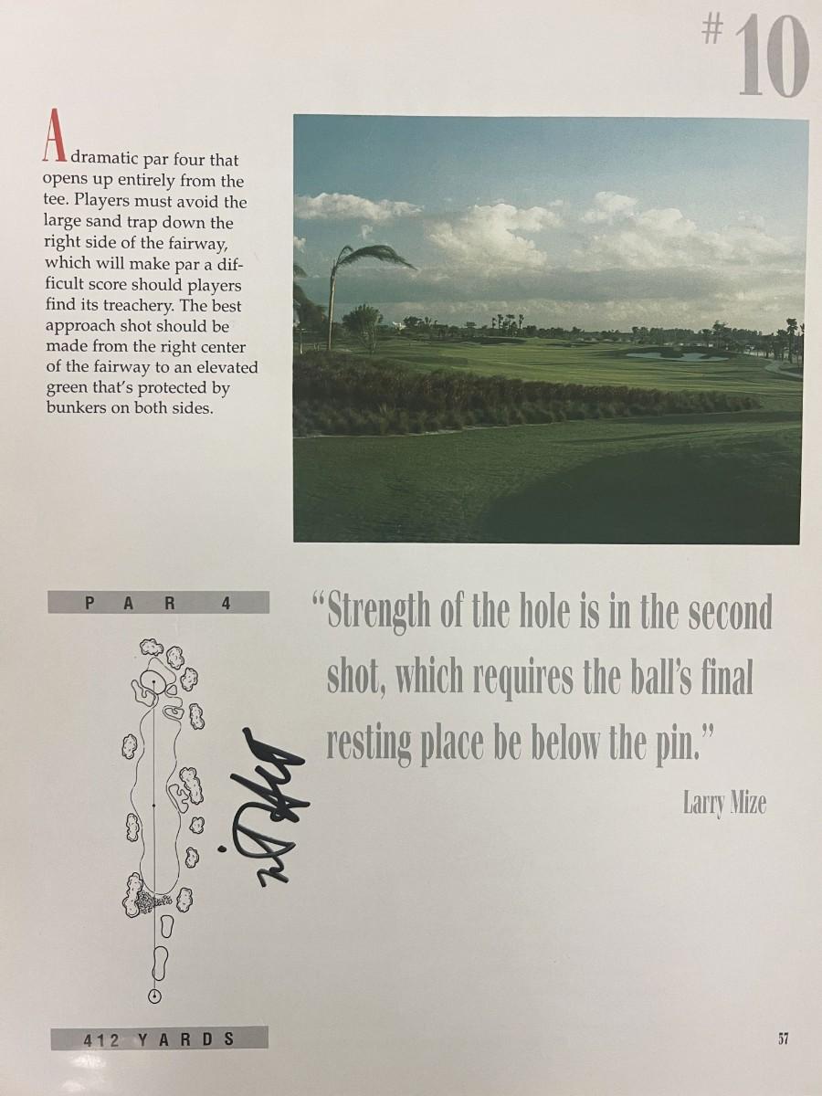Professional golfer Mike Hulbert signed magazine page | EstateSales.org