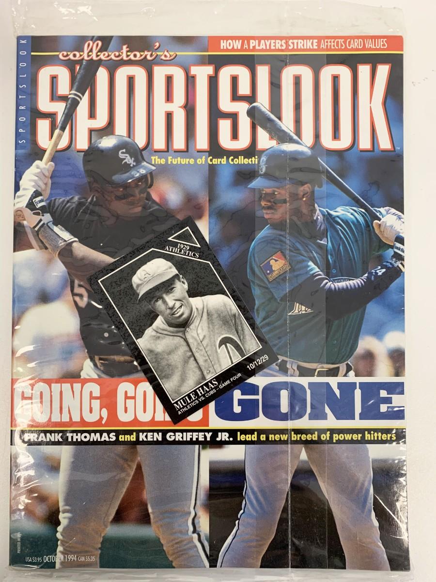 Sportslook Collector's Magazine October 1994 Frank Thomas Ken Griffey ...