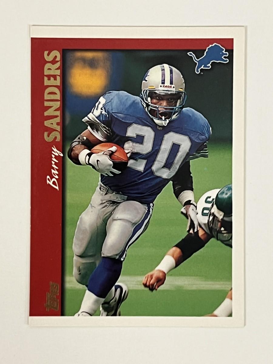 Detroit Lions Barry Sanders 1997 Topps #290 trading card | EstateSales.org