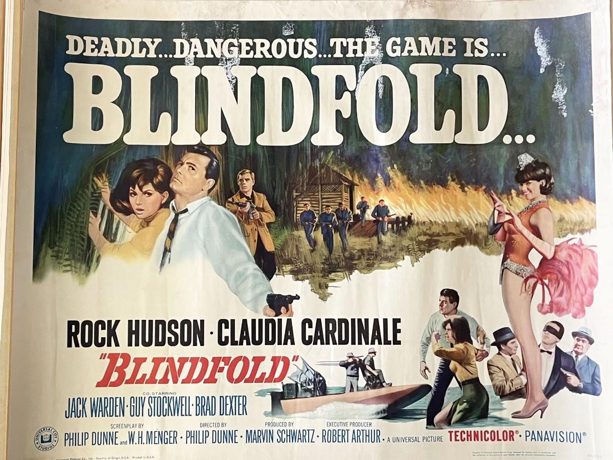 Blindfold 1965 vintage movie poster | EstateSales.org