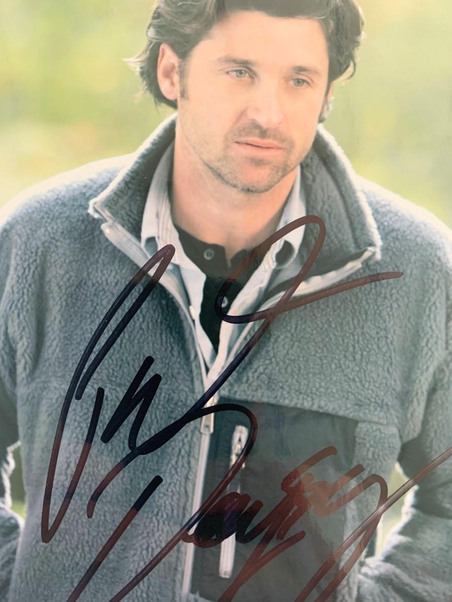 Patrick Dempsey signed photo | EstateSales.org