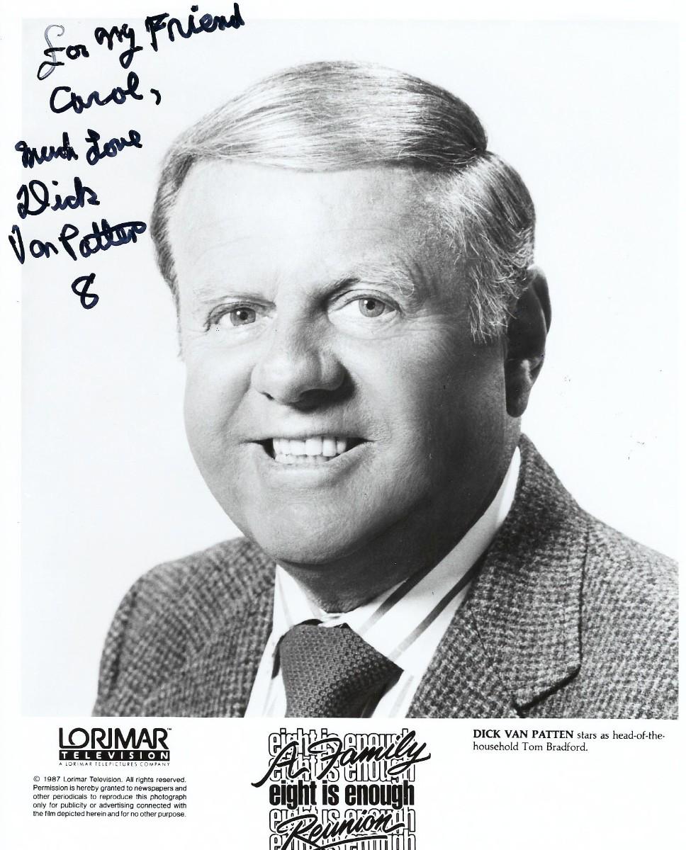 Eight Is Enough Dick Van Patten signed photo | EstateSales.org