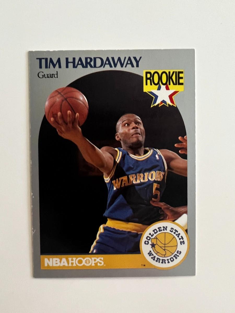 Golden State Warriors Tim Hardaway 1990-91 NBA Hoops Rookie #113 ...