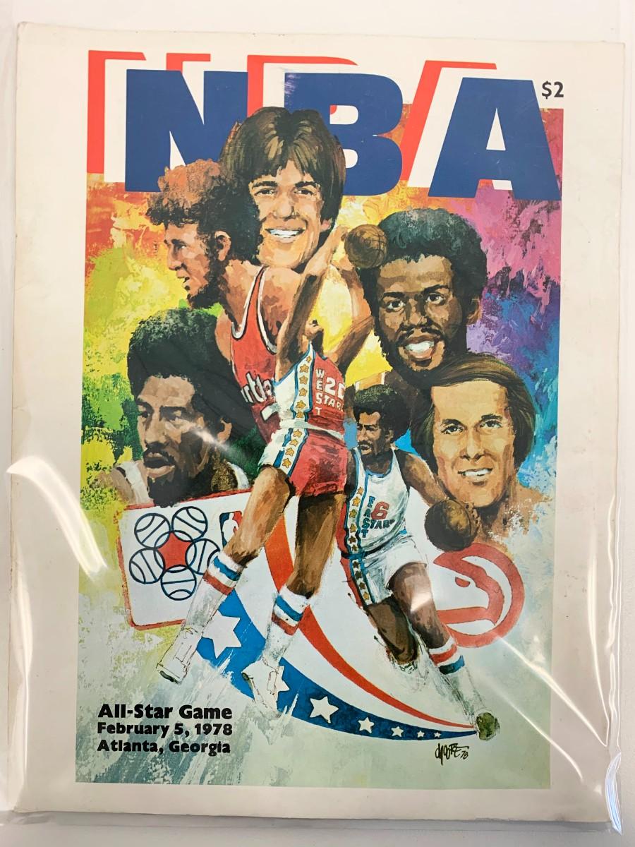 NBA All-Star Game Program Book Feb 5th 1978 Atlanta Georgia ...