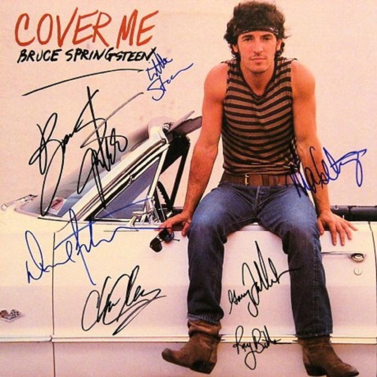 Bruce Springsteen 12 inch signed "Cover Me" single album | EstateSales.org