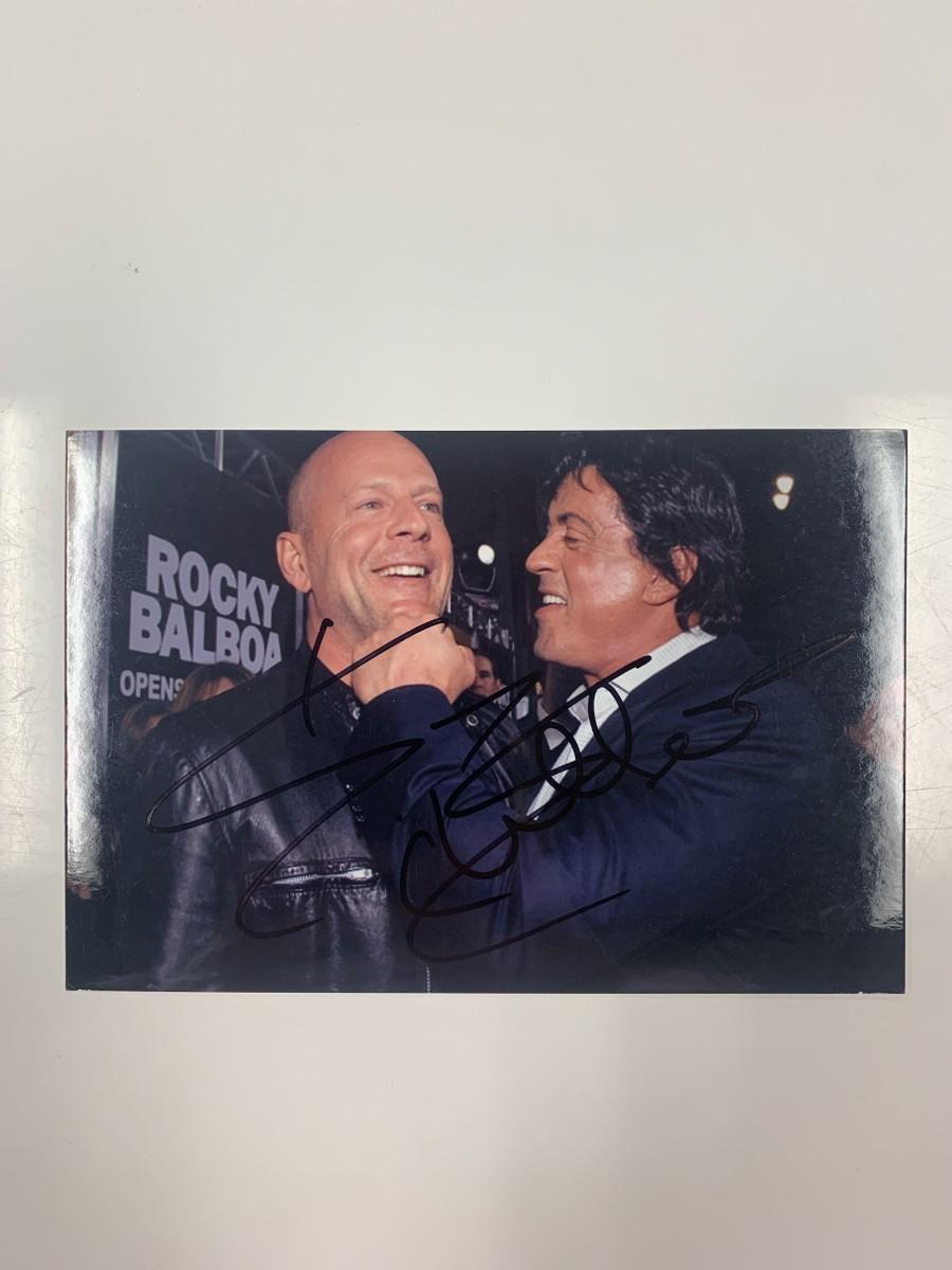 Sylvester Stallone signed photo | EstateSales.org