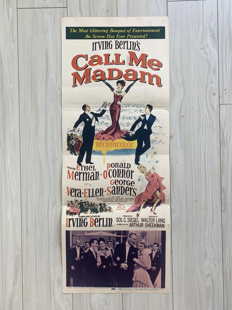 Call Me Madam original 1953 vintage movie poster | EstateSales.org