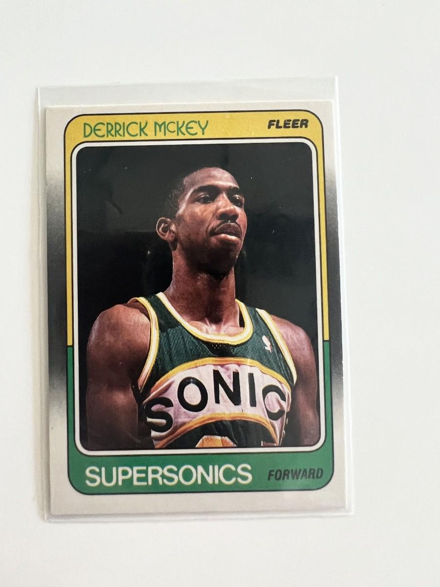 Seattle Supersonics Derrick McKey 1988 Fleer #109 Basketball Card ...
