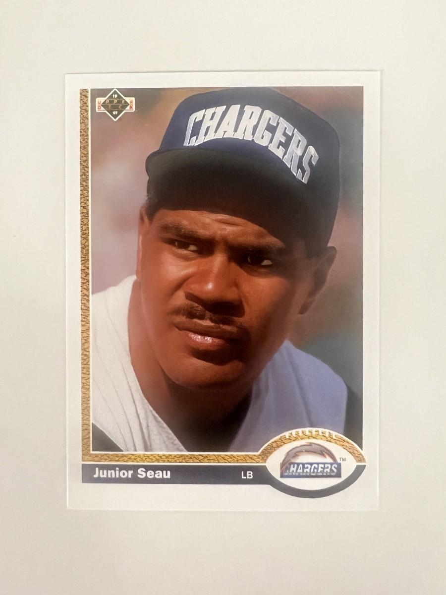 San Diego Chargers Junior Seau 1991 Upper Deck #343 trading card ...