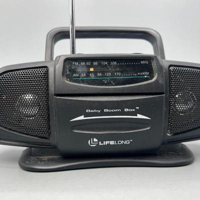 Vintage Stereo Lifelong Baby Boom Box Boombox Model 2225 Battery ...