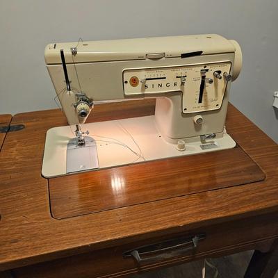 Singer Stylist Zig Zag Model 467 Cabinet Sewing Machine (BB-JS ...