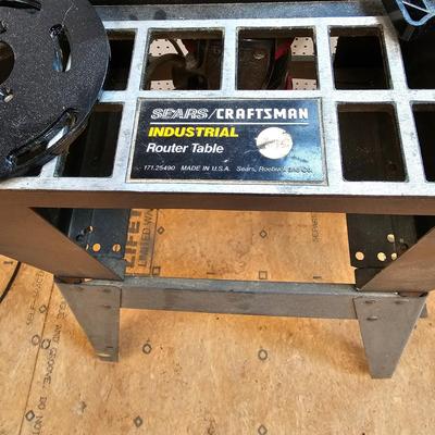 Sears Craftsman Industrial Router Table w/Stand (WS-JS) | EstateSales.org