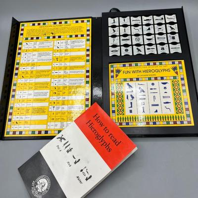 Fun with Hieroglyphs Rubber Stamp activity Guidebook & Stamp Set Metro ...