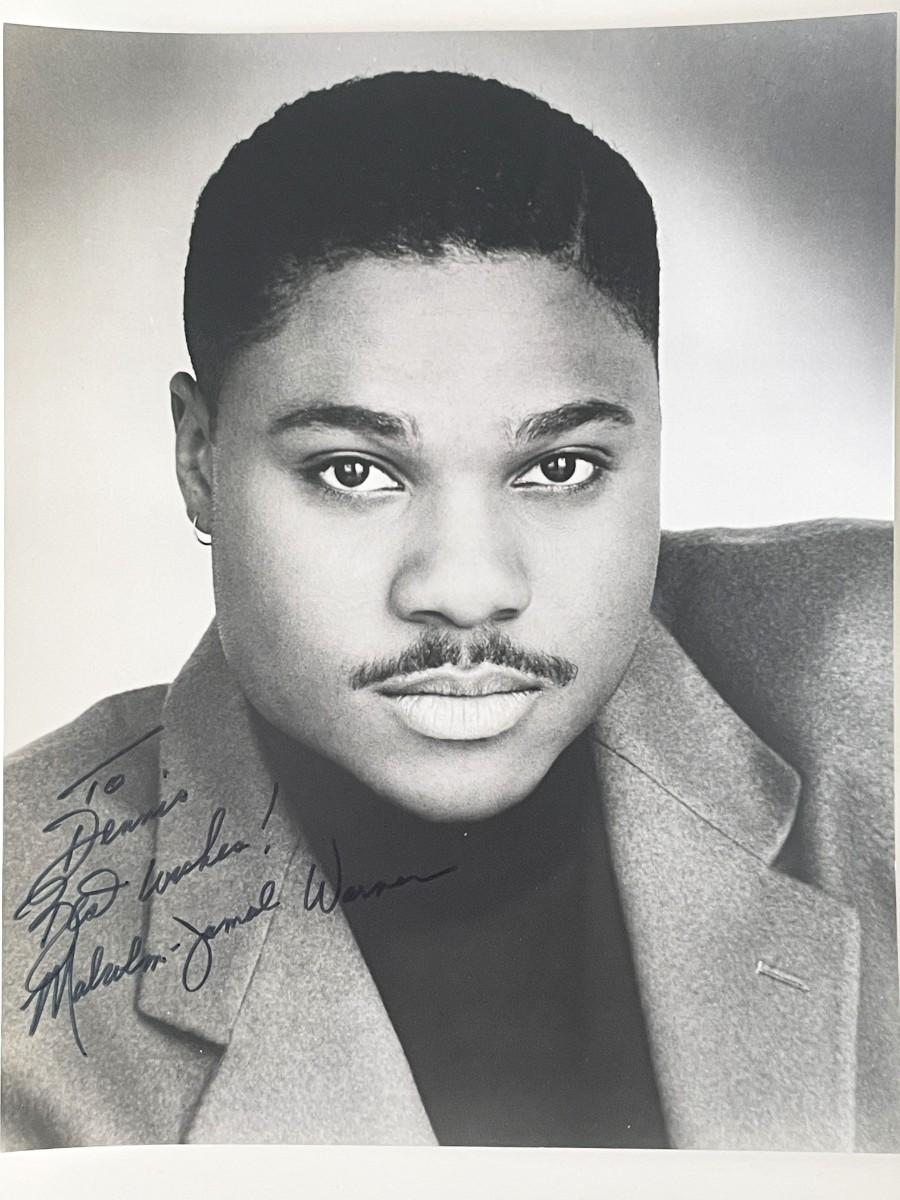 Cosby Show actor Malcolm-Jamal Warner signed photo | EstateSales.org