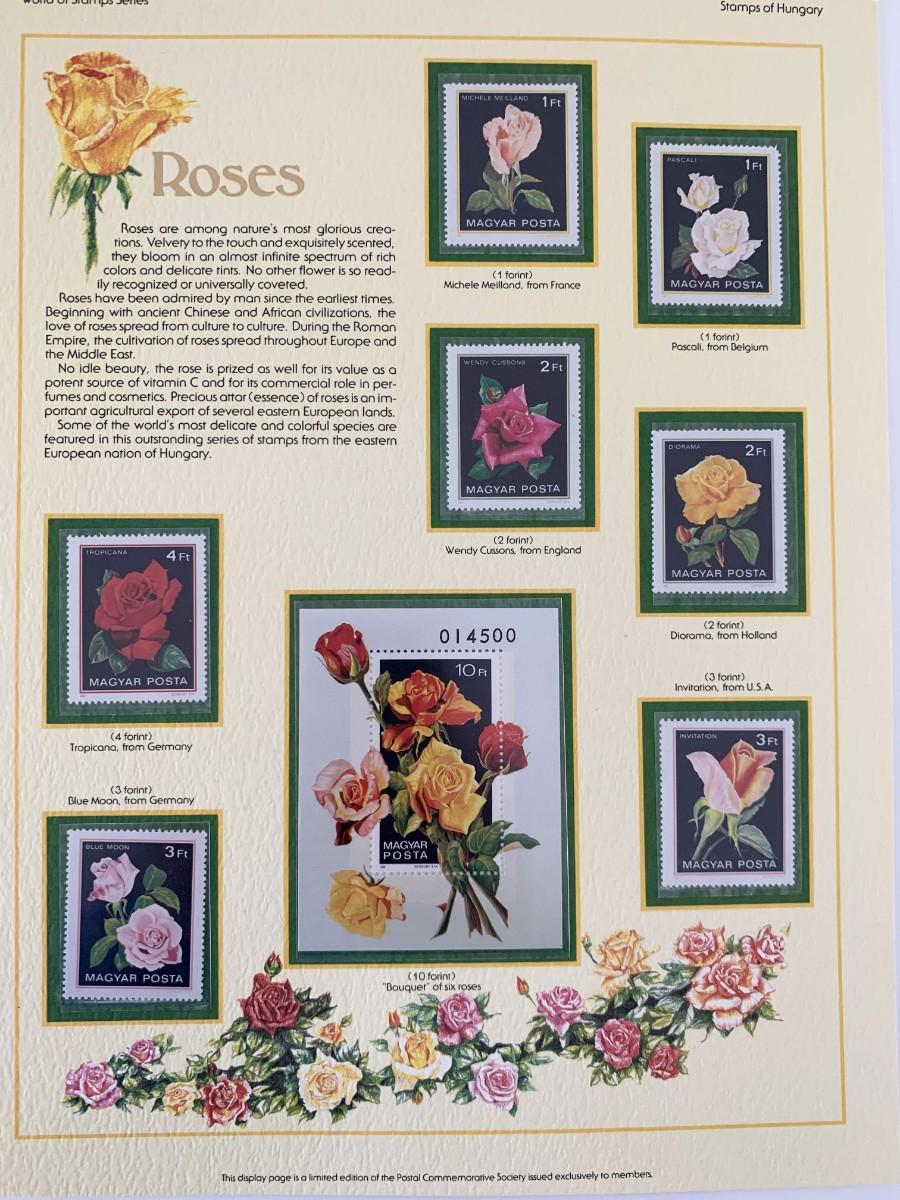 Roses Stamp Set | EstateSales.org