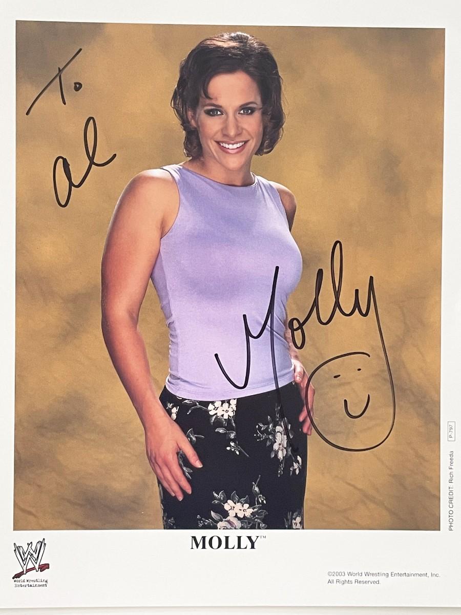WWE Molly signed photo | EstateSales.org