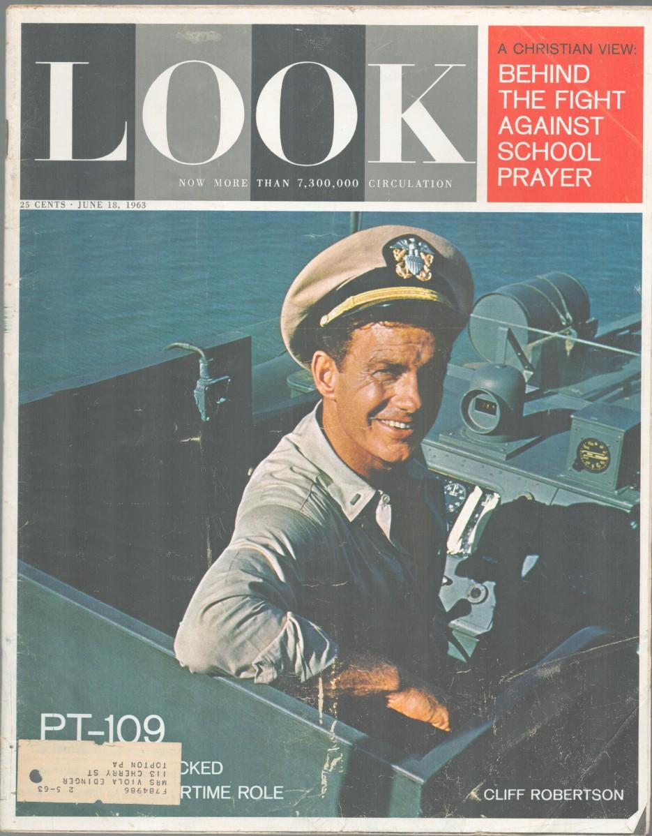 Cliff Robertson Look Magazine. June 14, 1963 | EstateSales.org