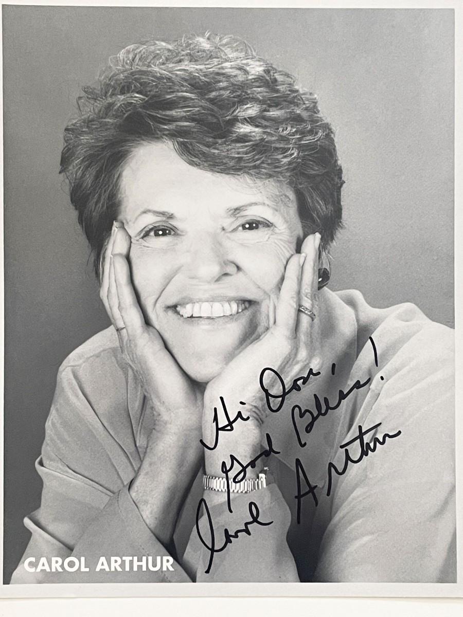Carol Arthur signed photo | EstateSales.org