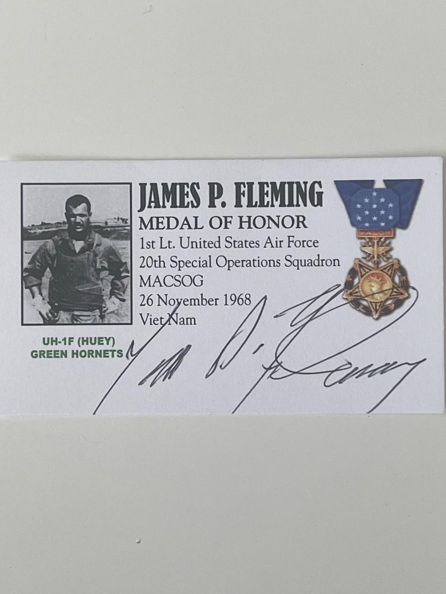 USAF James P. Fleming autograph note | EstateSales.org
