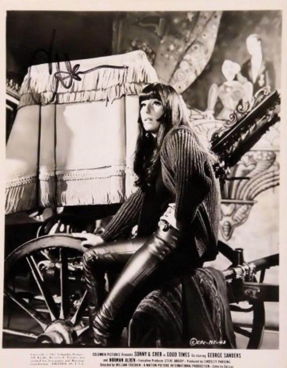 Cher signed promo photo | EstateSales.org