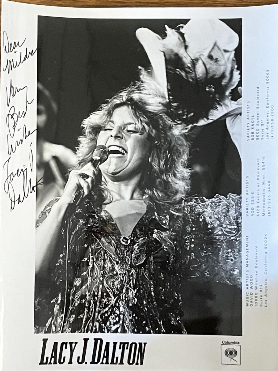 Country Singer Lacy J. Dalton signed photo | EstateSales.org