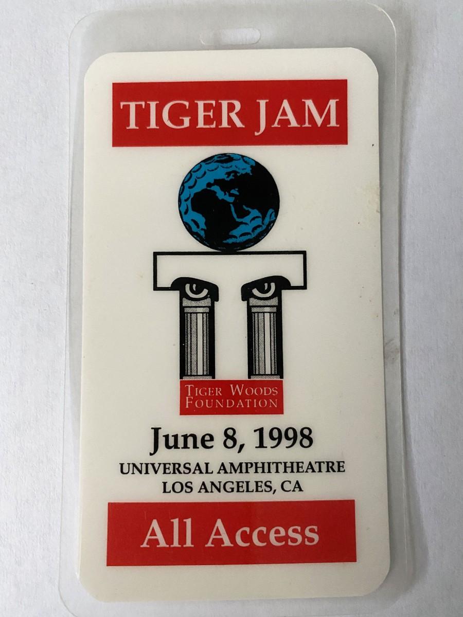 Tiger Jam 1998 Backstage Pass | EstateSales.org