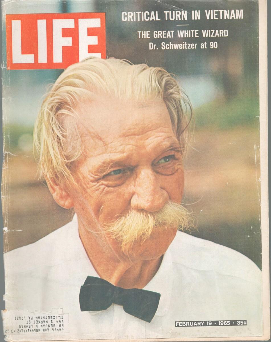Dr. Albert Schweitzer Life Magazine Feb. 19, 1965 | EstateSales.org