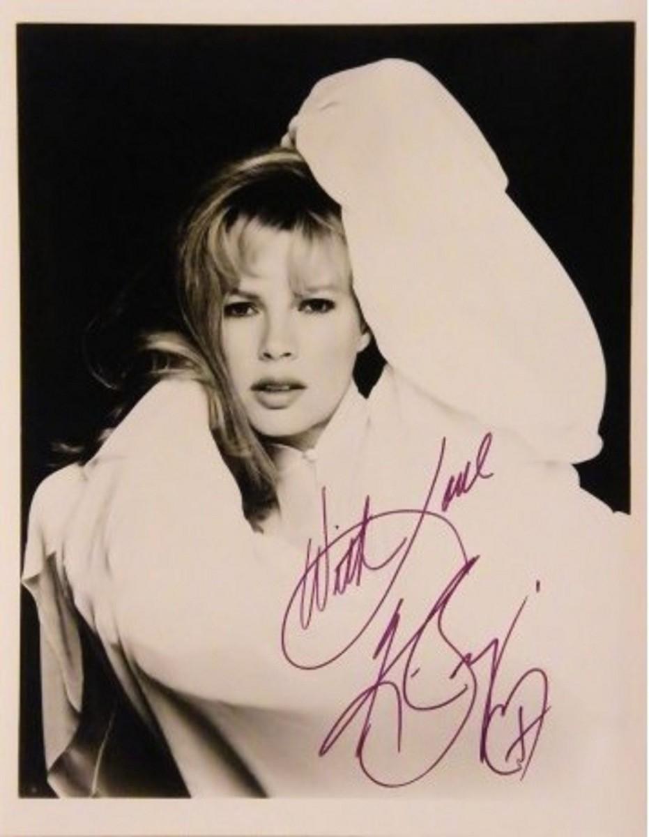 Kim Basinger signed promo photo | EstateSales.org