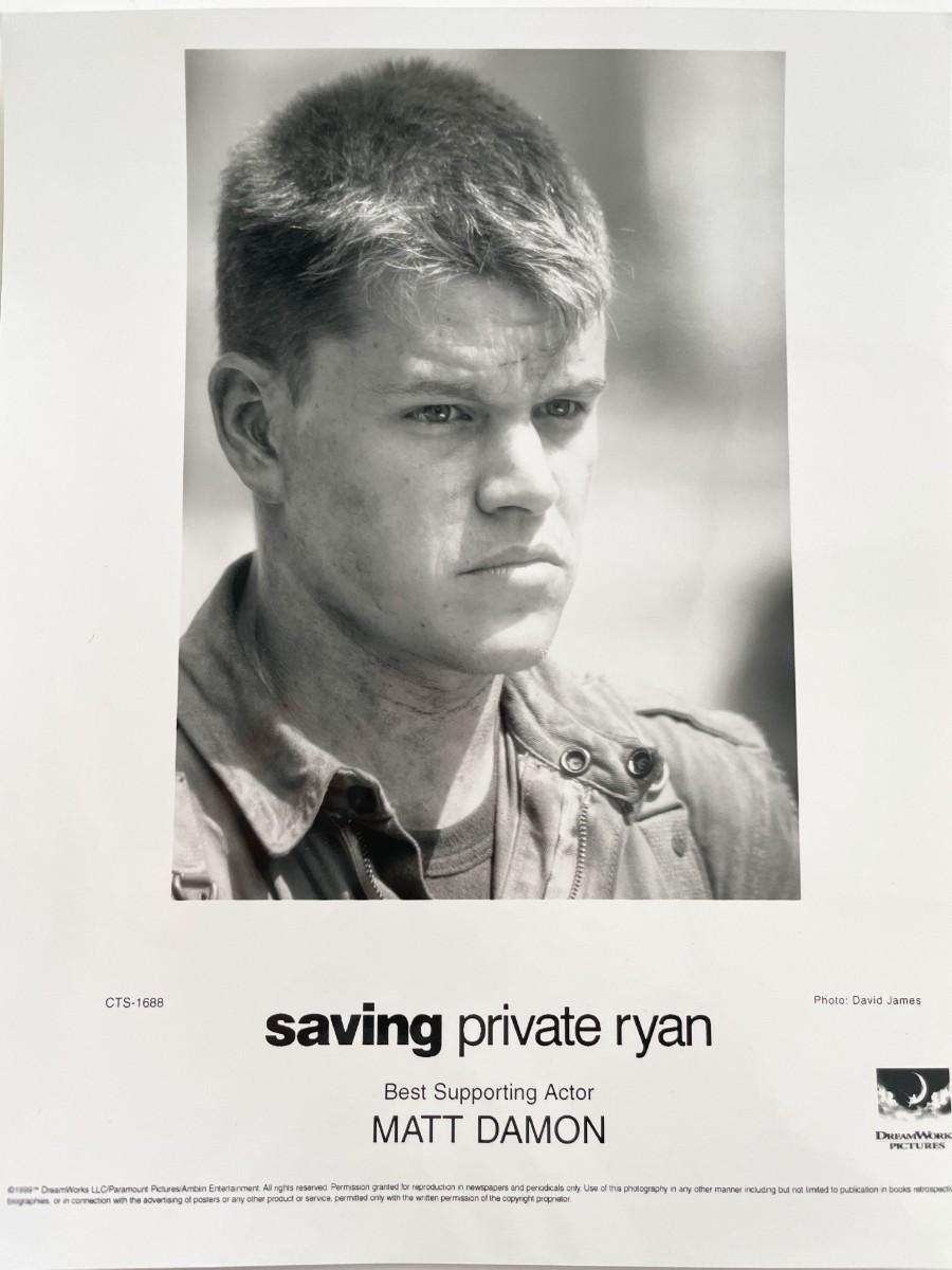 Saving Private Ryan Matt Damon movie photo | EstateSales.org