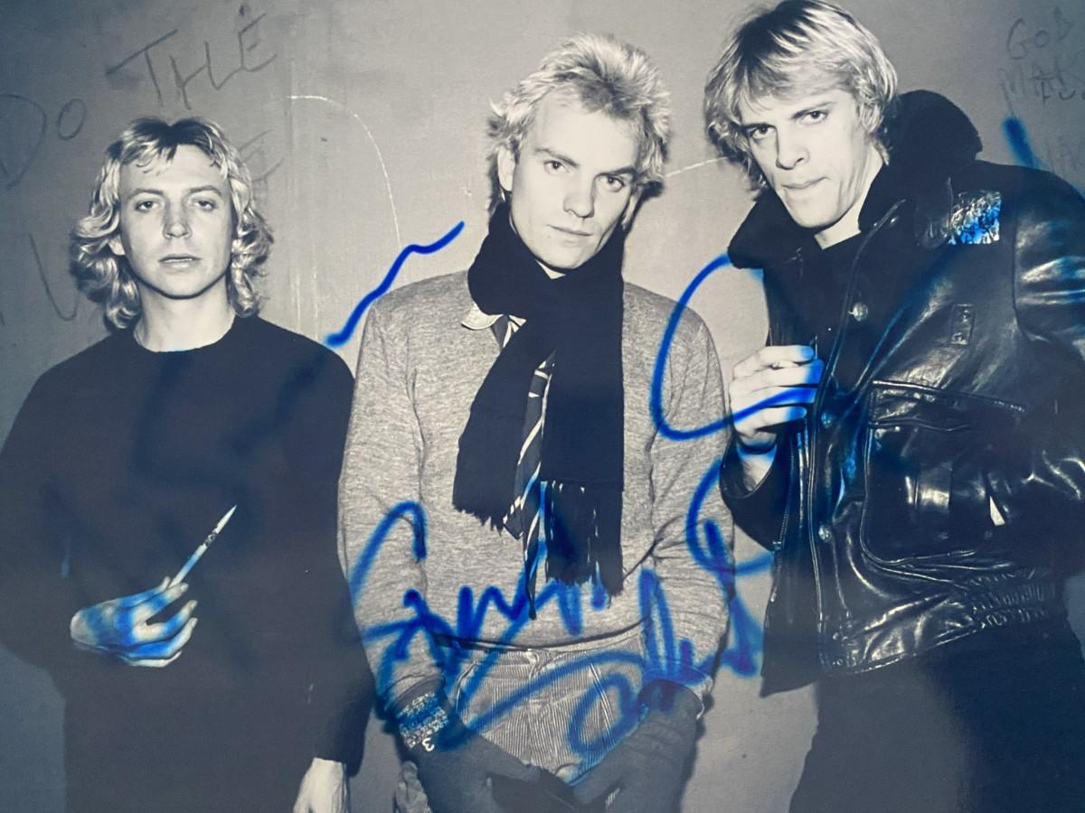 The Police signed photo | EstateSales.org