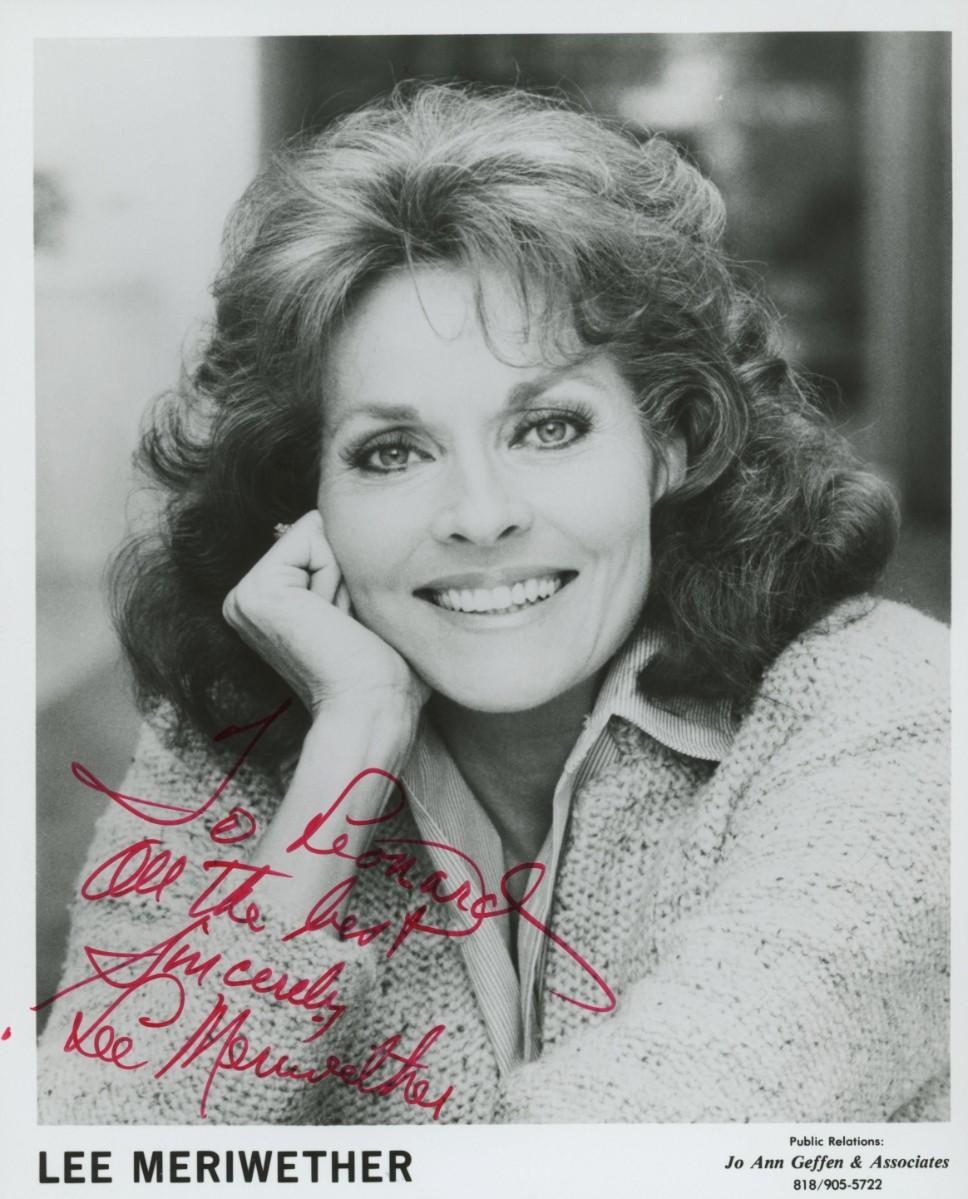 Lee Meriwether signed photo | EstateSales.org