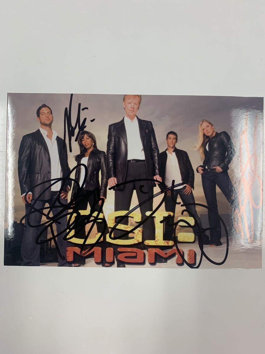 CSI: Miami cast signed photo | EstateSales.org