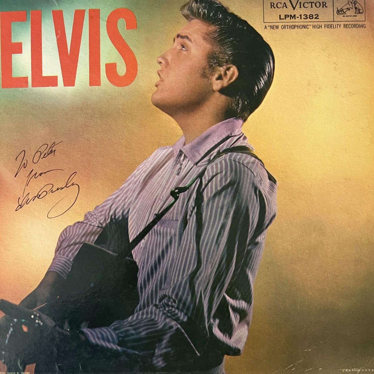 Elvis Presley signed Elvis album | EstateSales.org