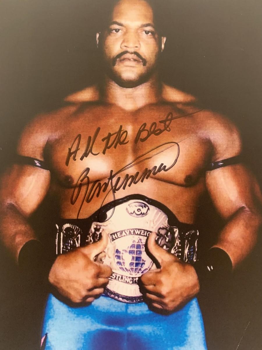 Wrestler Ronald Simmons signed photo | EstateSales.org