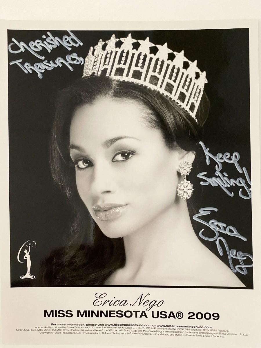 Miss Minnesota Erica Nego signed photo | EstateSales.org