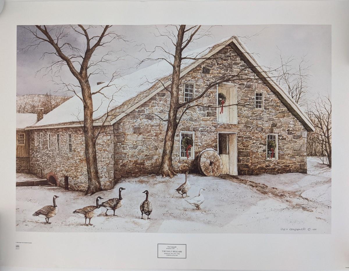 Dan Campanelli -The Daily Beggars 1985 Print | EstateSales.org