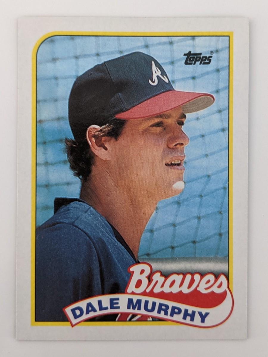 Dale Murphy Baseball Trading Card - Topps #210 1989 | EstateSales.org