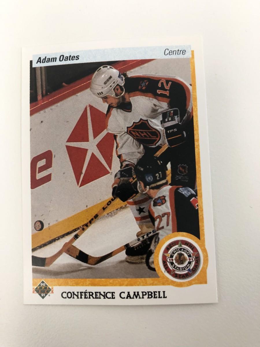 1991 Upper Deck Hockey French Version #483 Adam Oates Card ...