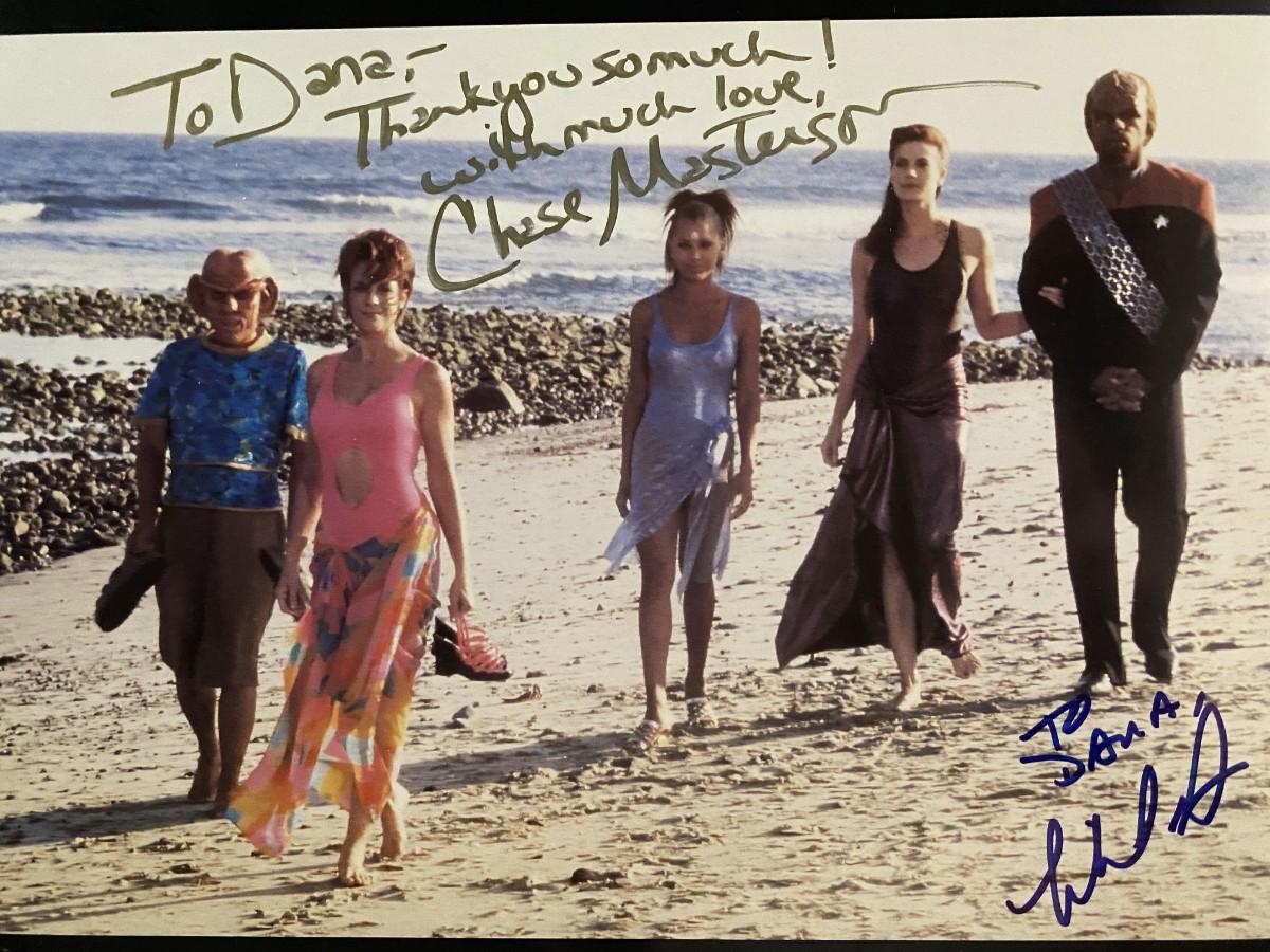 Star Trek: Deep Space Nine Chase Masterson and Michael Dorn signed ...