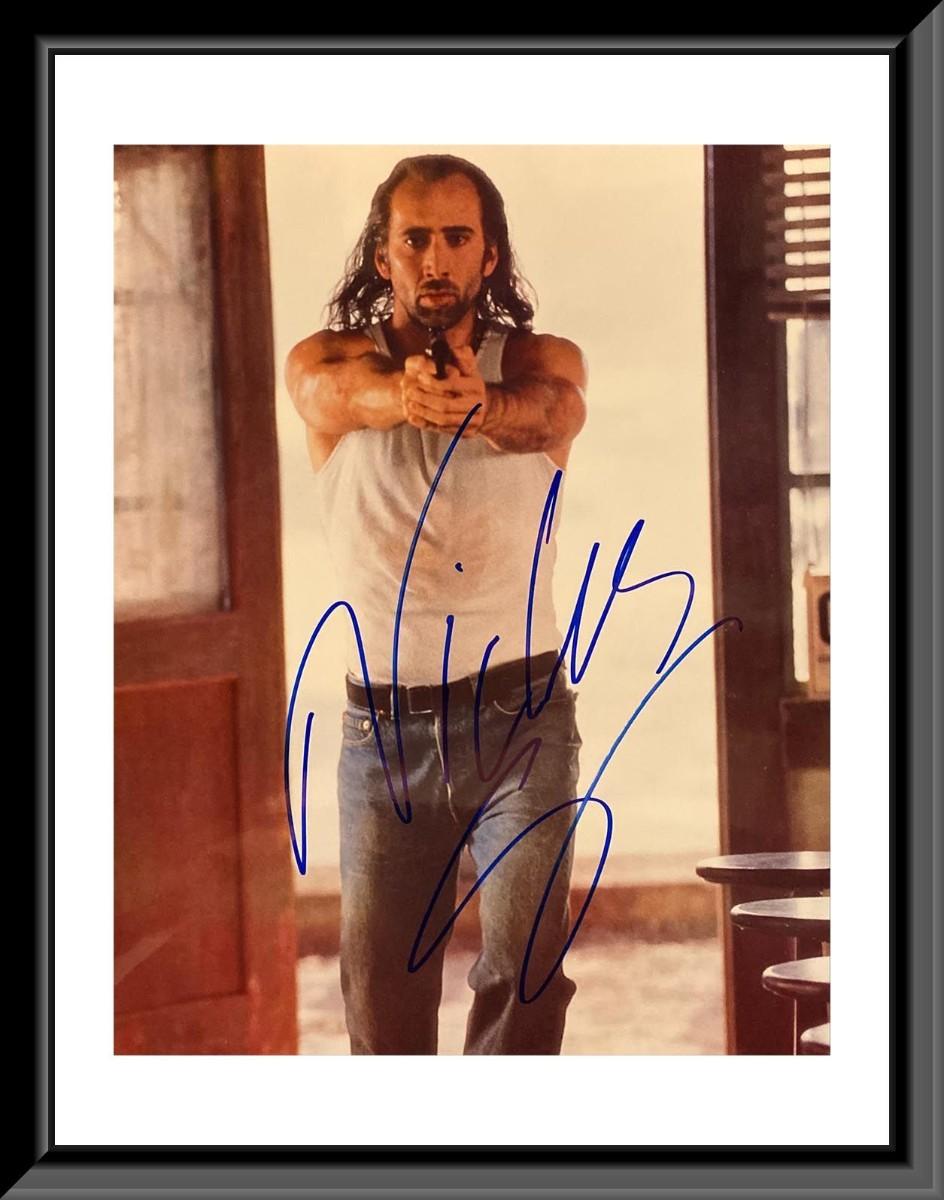 Nicolas Cage signed movie photo. 8X10 Inches | EstateSales.org