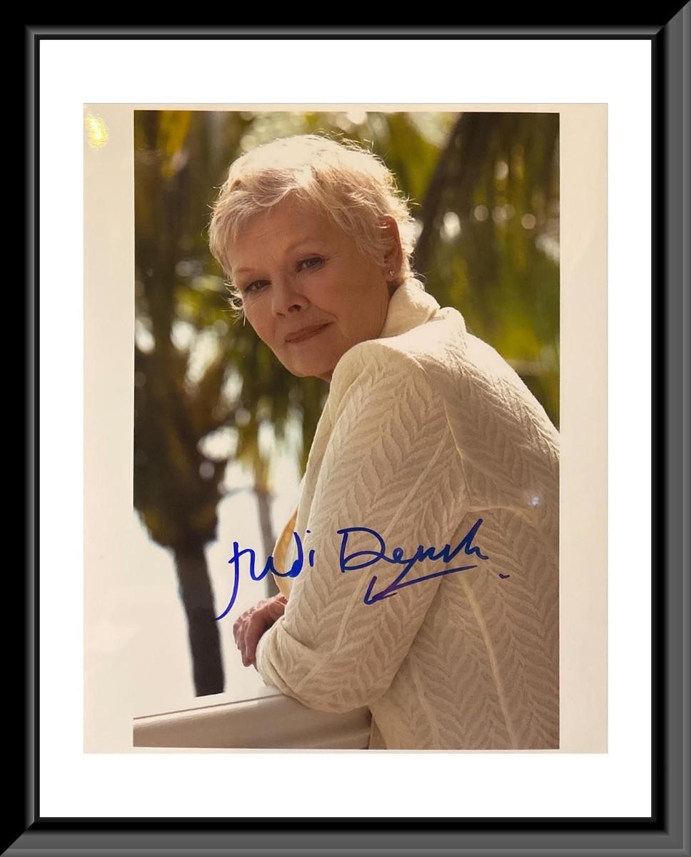 Judi Dench Signed Photo. 8X10 Inches | EstateSales.org