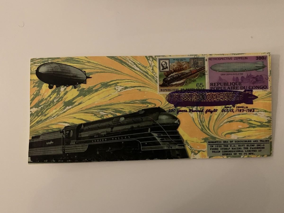 Romantic Era of Dirigibles and Trains - First Day Cover - ZMC-2 U.S ...