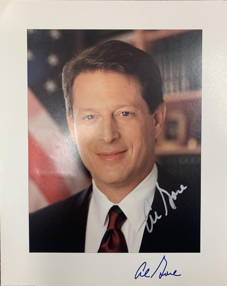 Al Gore signed photo | EstateSales.org