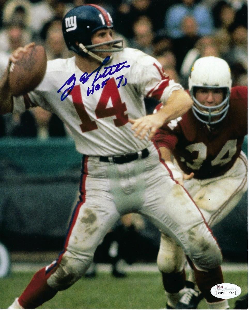 Y.A. Tittle signed photo | EstateSales.org
