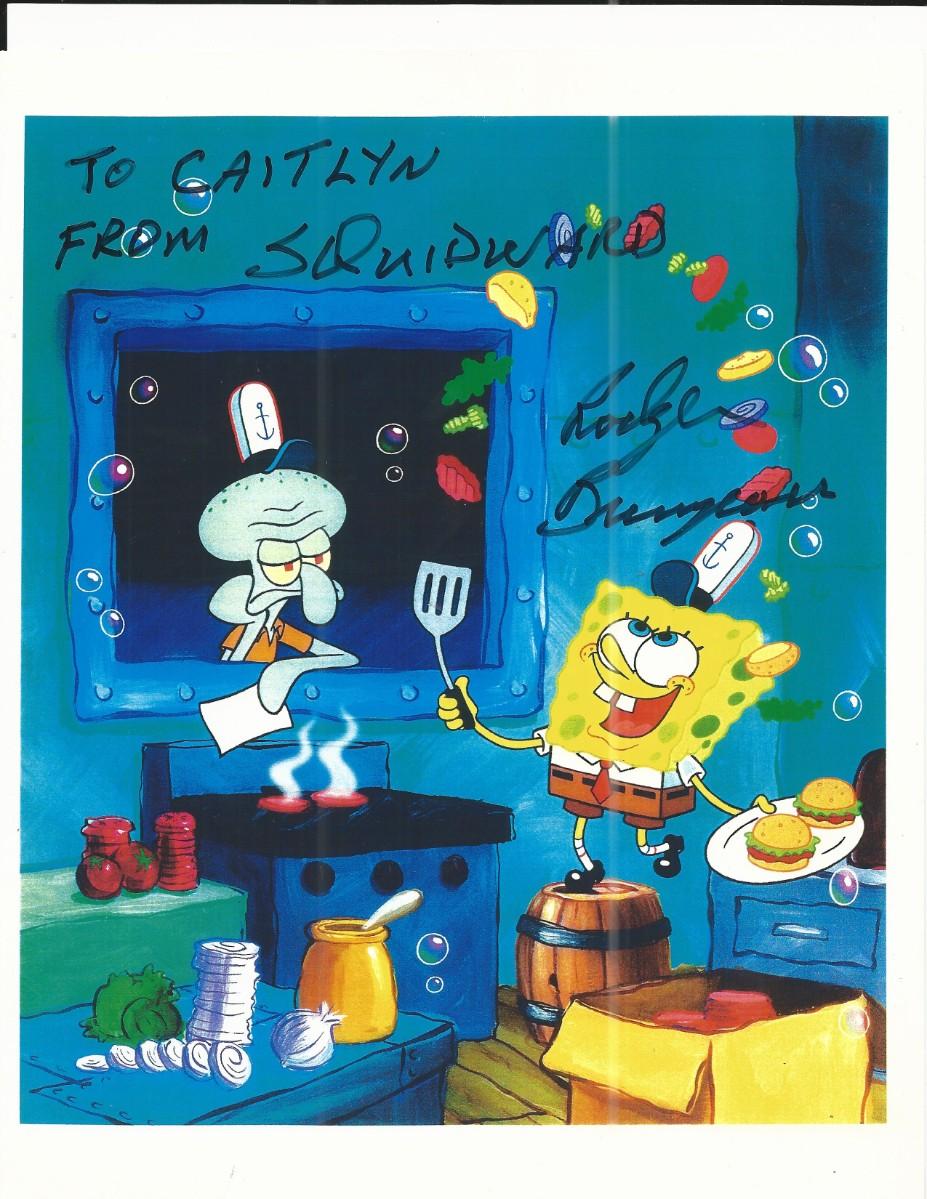 SpongeBob SquarePants Rodger Bumpass signed photo | EstateSales.org