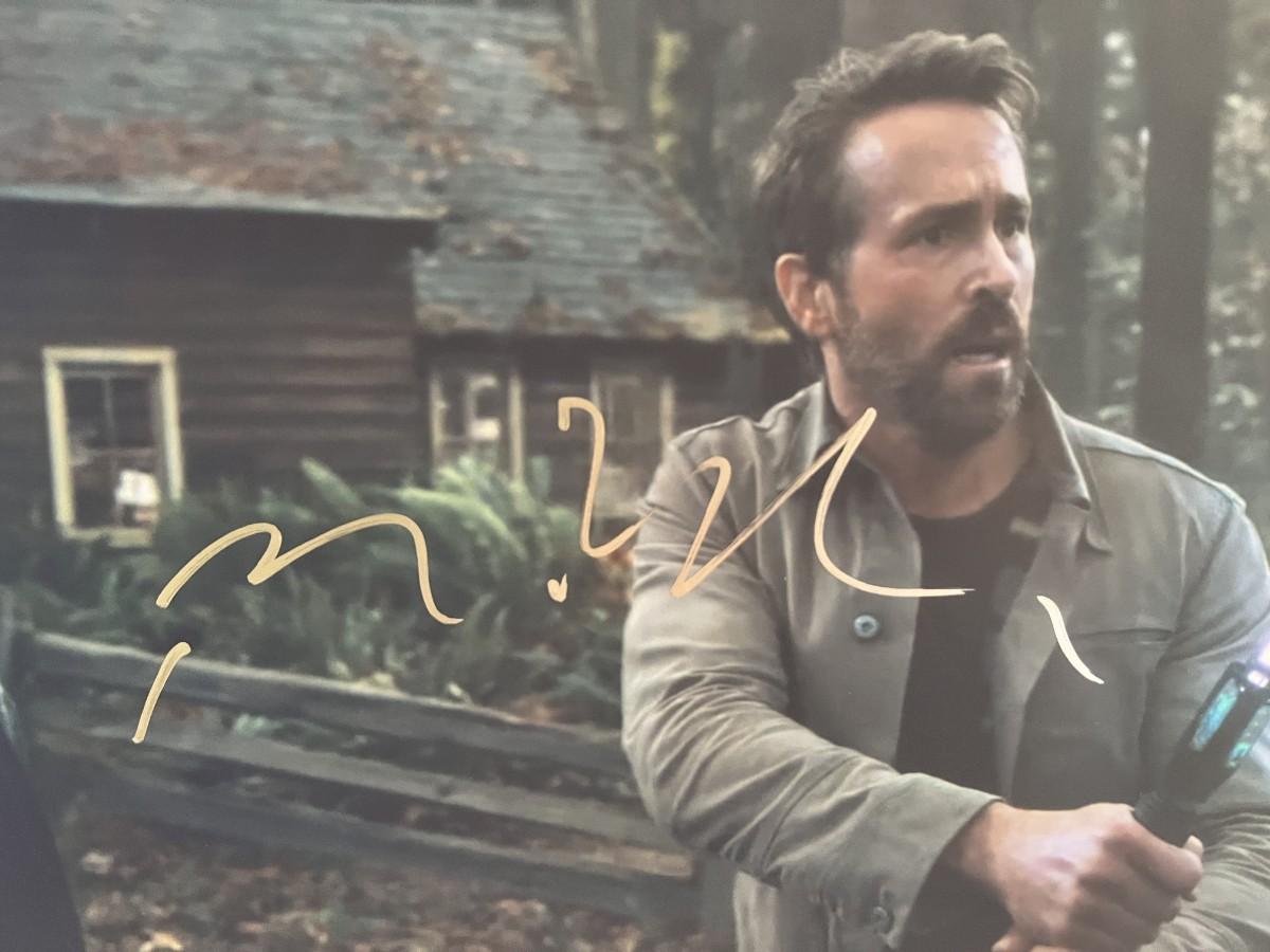 Adam Project Ryan Reynolds signed photo | EstateSales.org