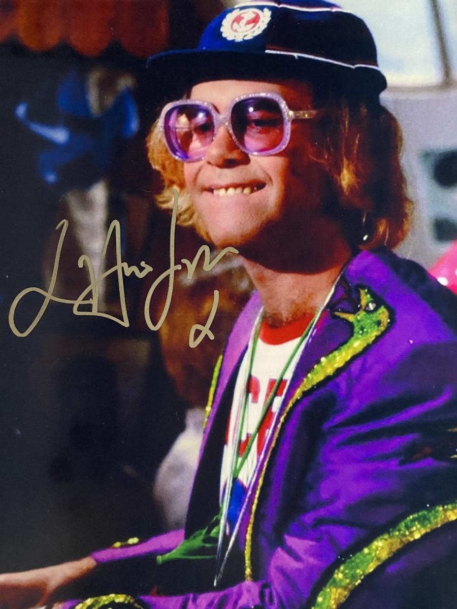Elton John signed photo | EstateSales.org